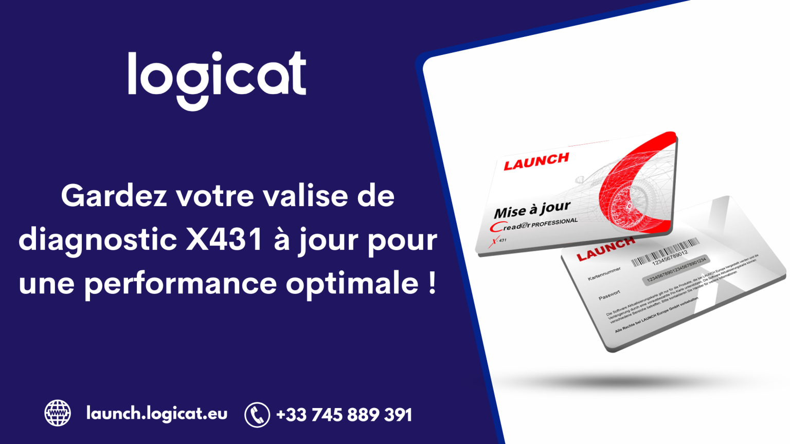 Mise à jour Launch X431 - Logicat distributeur officiel de launch